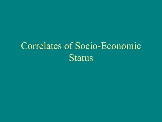Socio economic- classifying audiences by class | DOCX