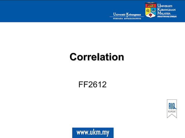 Correlation And Linear Regression Ppt 9579