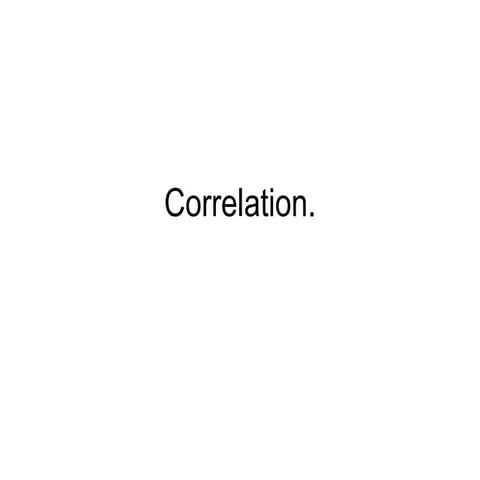 Correlation | PPT