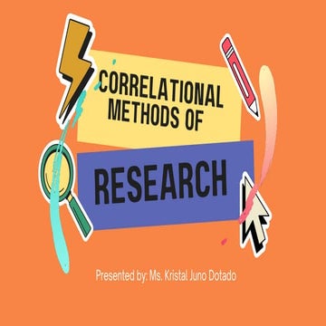 Correlational research | PPT