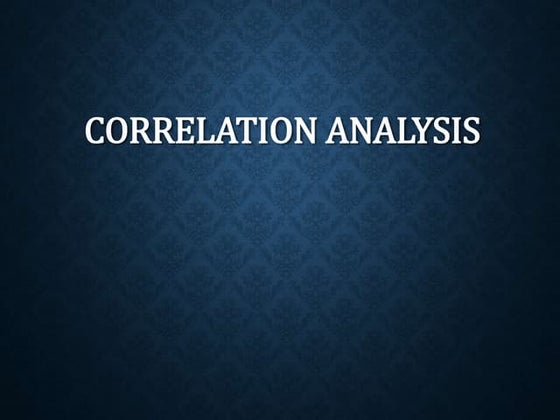 Correlation ppt... | PPTX | Physics | Science