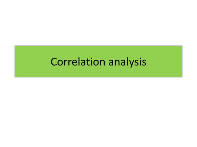 Correlation ppt... | PPTX