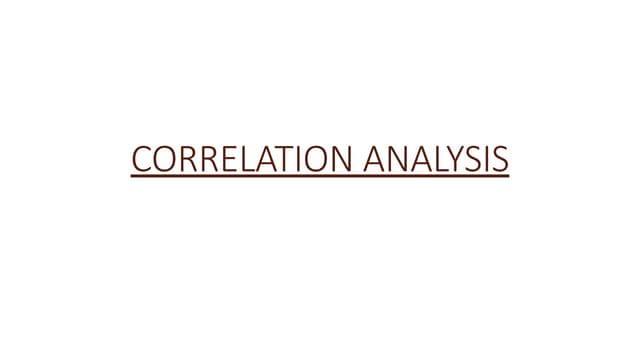 Correlation | PPTX