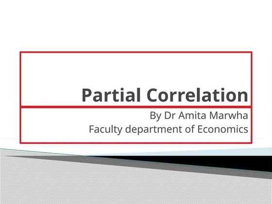 Correlation | PPT | Physics | Science