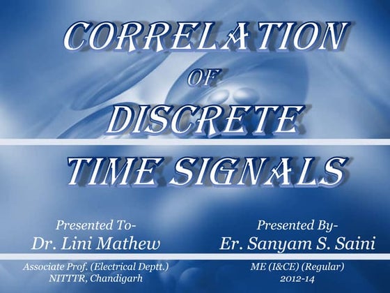Dsp U Lec04 Discrete Time Signals & Systems | PDF | Physics | Science