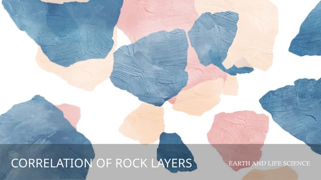 11 formation of rock layers | PPTX