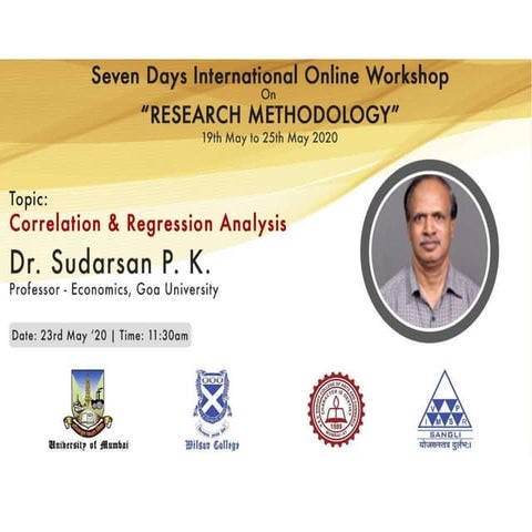 Correlation Regression Analysis Statisticspptx 7916