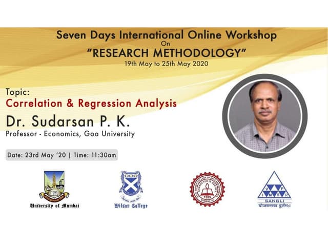Correlation Regression Analysis Statisticspptx 7916