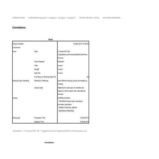 Correlations | DOCX | Physics | Science