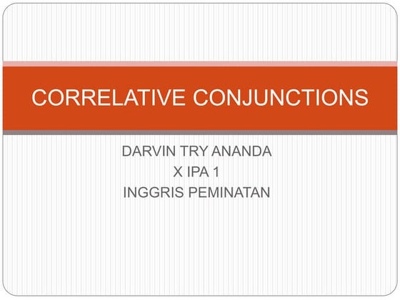 Conjunctions powerpoint | PPT | Education