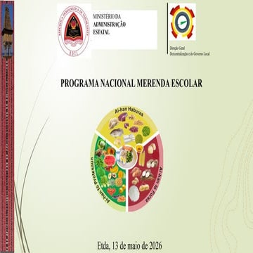 Programa Nacional Merenda Escolar: Legal Framework, Objectives, and ...