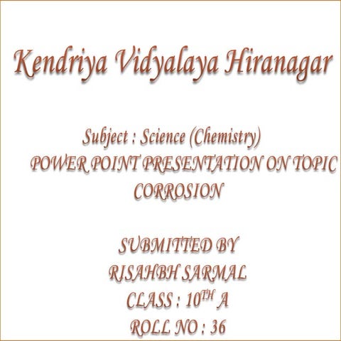 Introduction to the Galvanizing Process. | PPTX