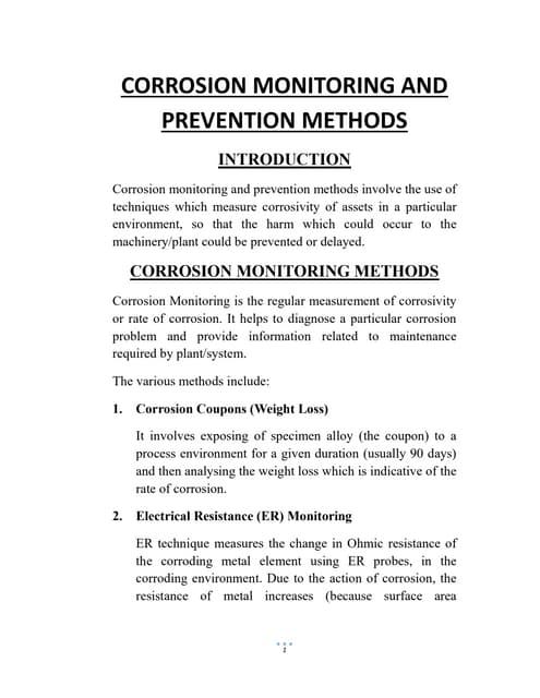 Anodic protection for corrosion prevention | PDF