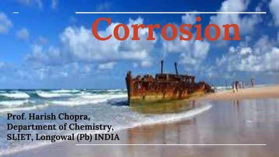 Corrosion & Mechanism of Dry corrosion | PDF | Chemistry | Science