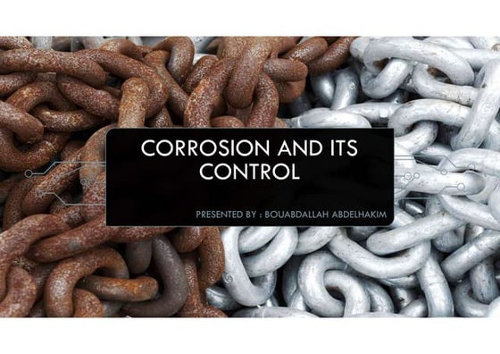 Introduction to corrosion | PPT