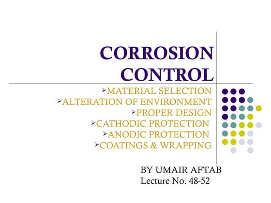 Anodic protection for corrosion prevention | PDF