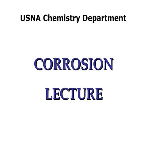 Corrosion | PPT