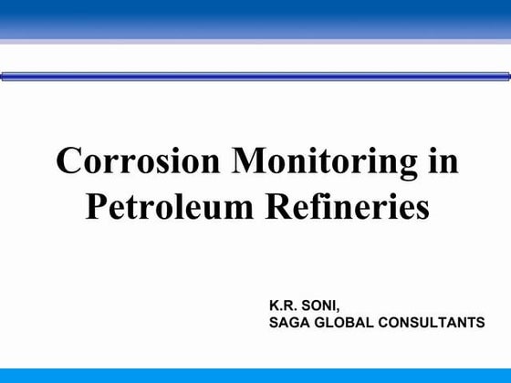 Internal Corrosion Monitoring Ppt Intelligent Analysis Of Corrosion