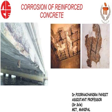 Corrosion Of Rc Beams Pptx