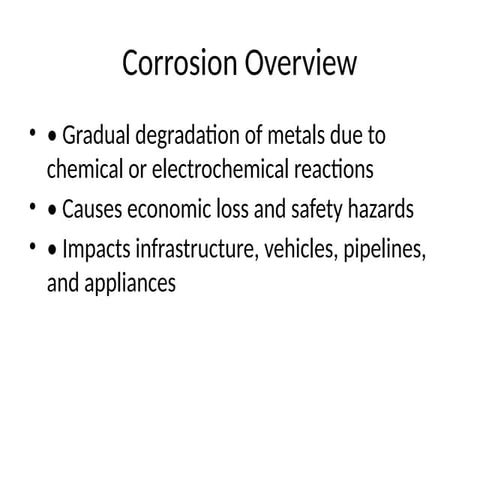 The Science of Metal Corrosion Process (40 characters) | PPTX