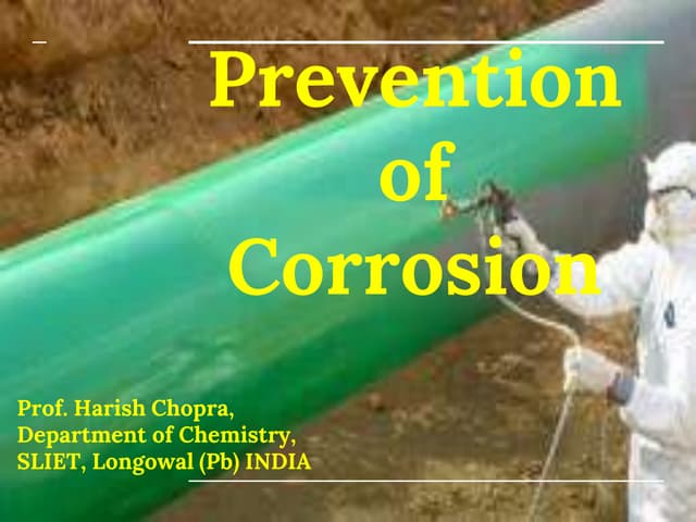 Anodic protection for corrosion prevention | PDF