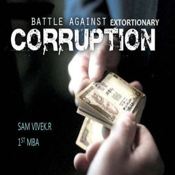 Corruption | PPTX | Debated Sensitive Social Issues | Sensitive Topics