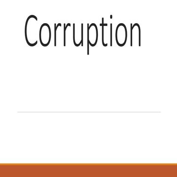 corruption in pakistan | PPTX