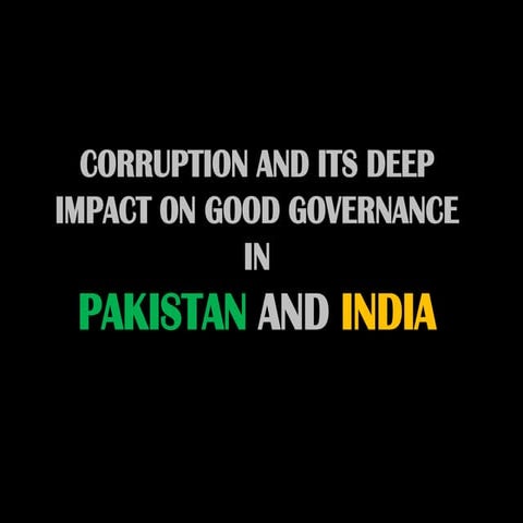 Corruption and its deep impact on good governance | PPT