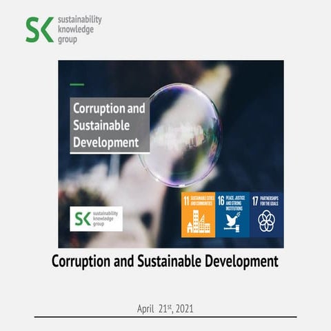 Corruption and Sustainable Development | PDF