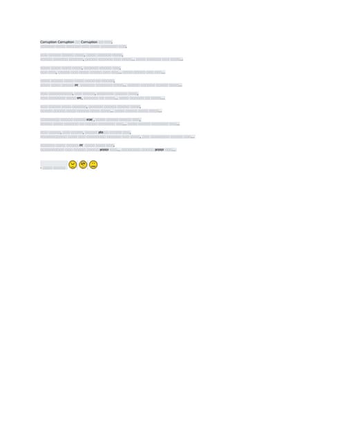 Corruption cha khel | DOCX