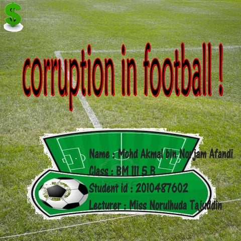 Corruption in football | PDF