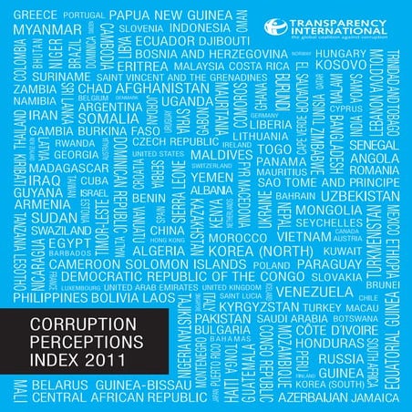 Corruption perceptions index | PDF