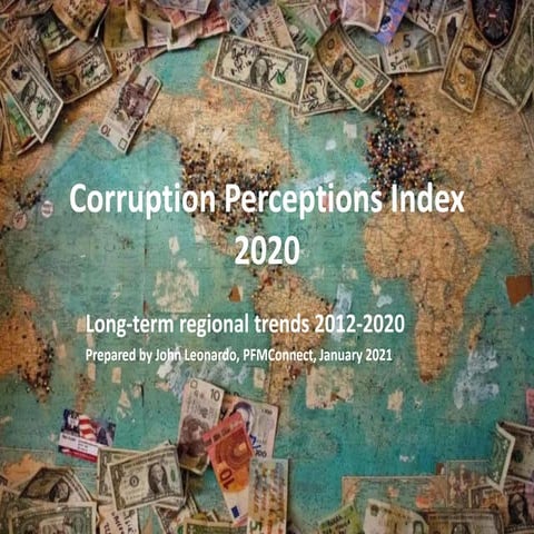 Corruption perceptions index 2020 long term regional trends 2012-2020 | PDF
