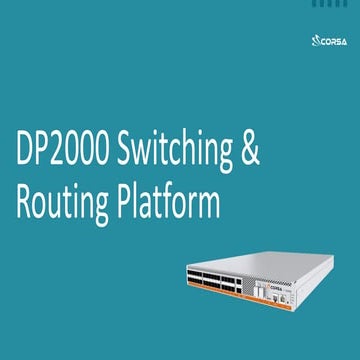 Corsa DP2000 Platform | PDF
