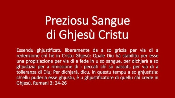 Lombard - The Precious Blood of Jesus Christ (El Sangue Prezios de Gesù ...