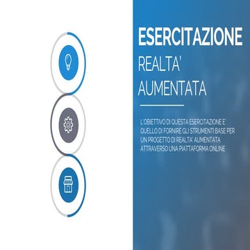 Corso Base Realtà Aumentata | Esercitazione (3 di 3) | PDF | Technology & Computing