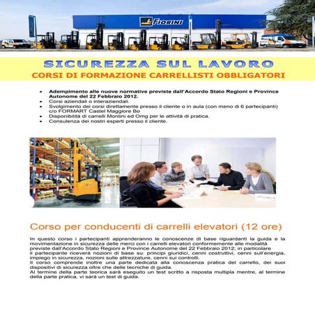 Corso carrellisti | PDF