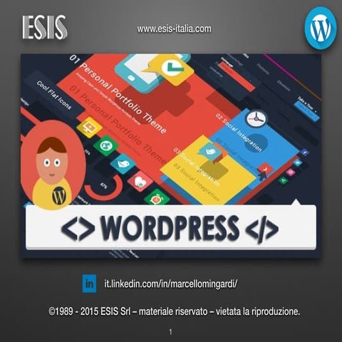 Corso Wordpress di base - ESIS Srl | PPT