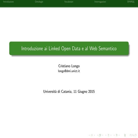 Introduzione ai Linked Open Data e al Web Semantico | PDF | Databases | Computer Software and ...