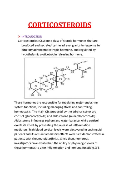 Corticosteroids | PDF