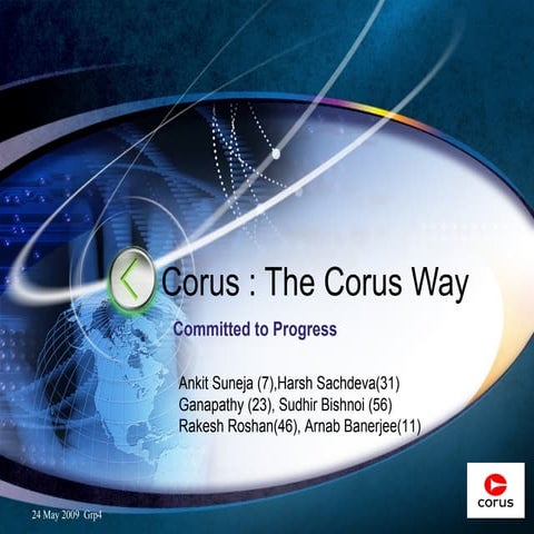 Corus final | PPT