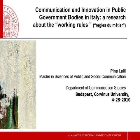 Where Communication Breaks Down - Insights from the OECD's Work on ...