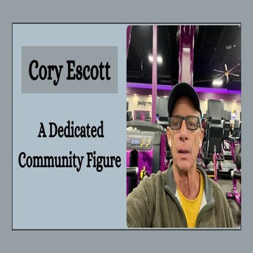 A Brief Introduction About Cory Escott | PDF