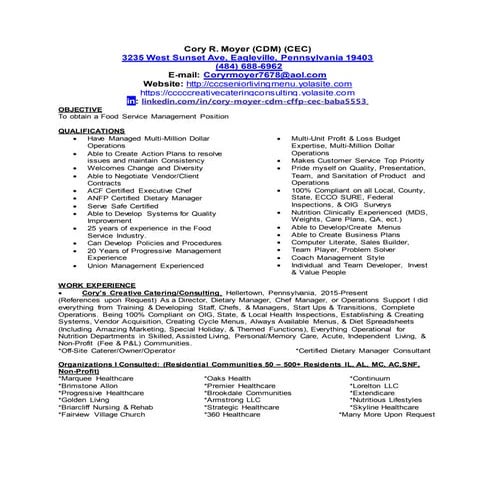 Cory resume | DOCX