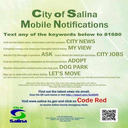 City of Salina Brochure-Mobile and Temporary Signs | PDF