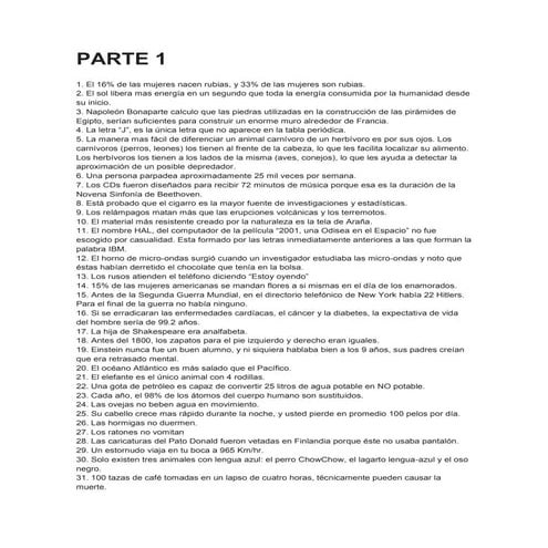 23 COSAS QUE DEBES SABER ANTES DE MORIR | PPS