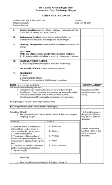 LESSON PLAN SCIENCE 7 ECOSYSTEM BIOTOC AND ABIOTIC FACTORS | PDF
