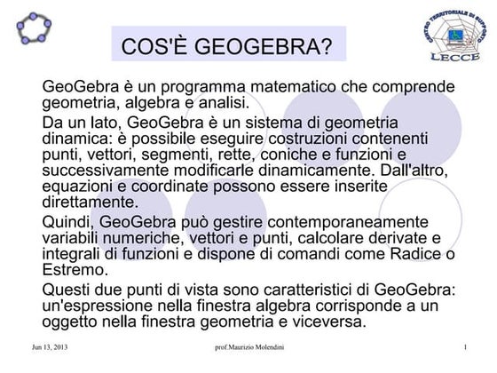 Slider (GeoGebra) | PDF