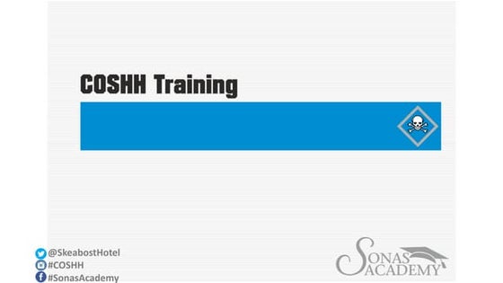 Free Coshh training | PPTX