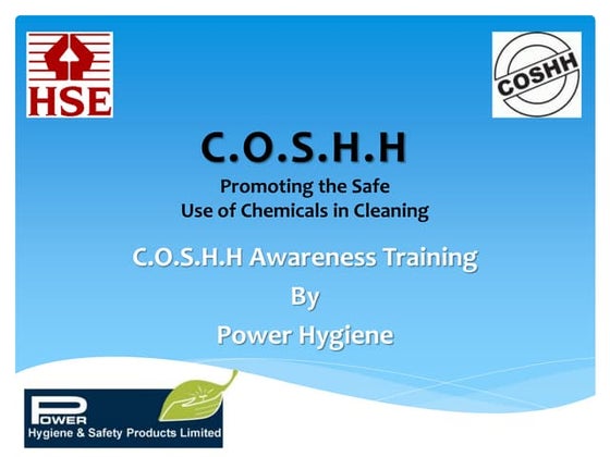 Free Coshh training | PPTX